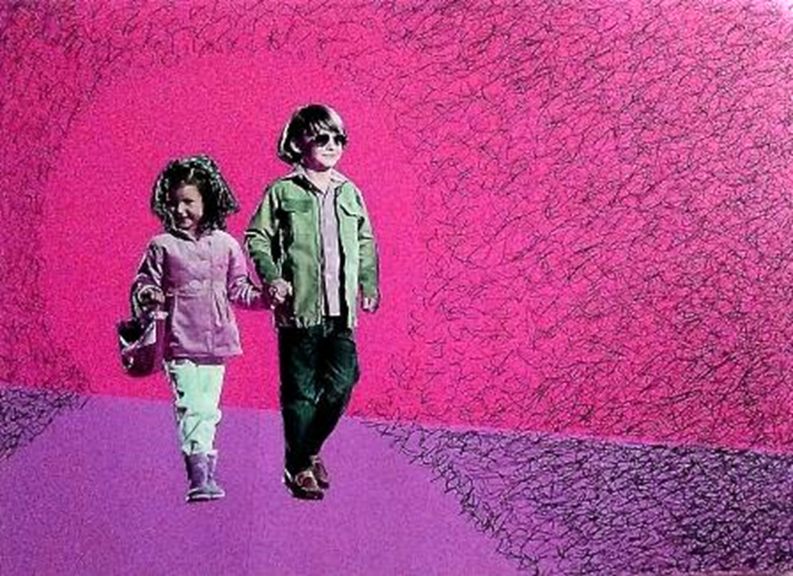 Futuro Collage sobre cartulina | Filatova Bauer